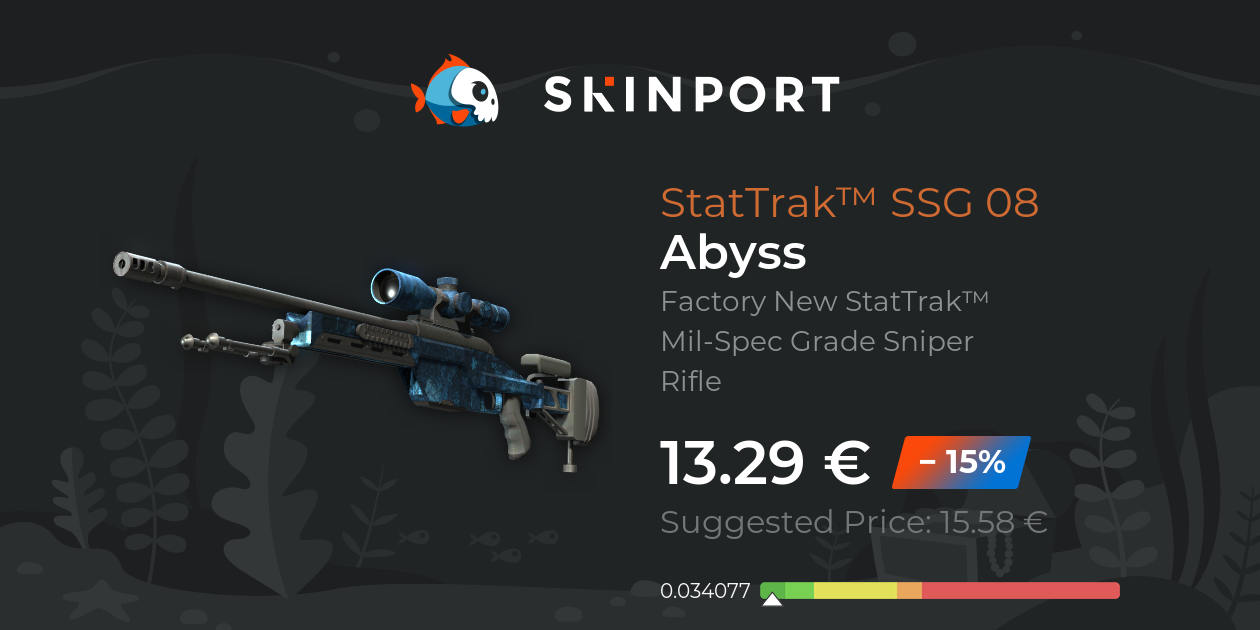 StatTrak™ SSG 08 | Abyss (Factory New) - Counter-Strike 2 - Skinport