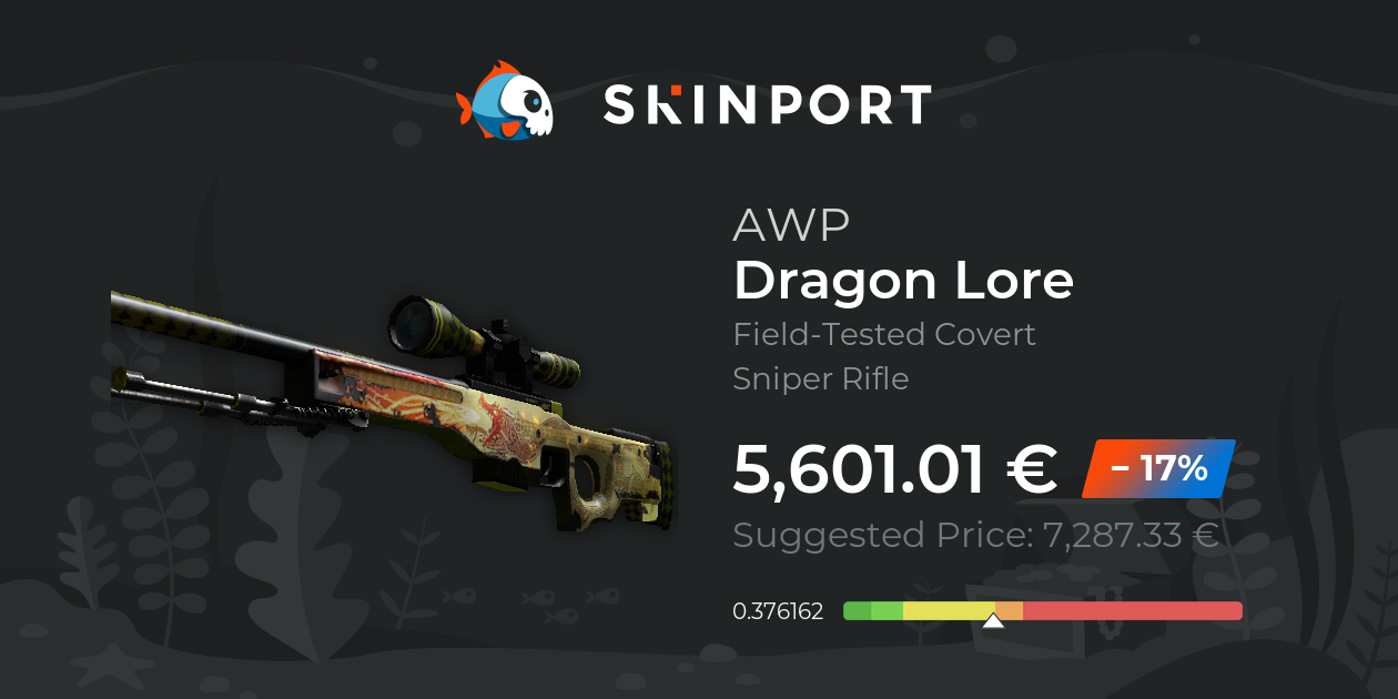 AWP | Dragon Lore (Field-Tested) - Counter-Strike 2 - Skinport