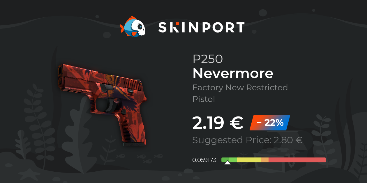 P250 | Nevermore (Factory New) - Counter-Strike 2 - Skinport