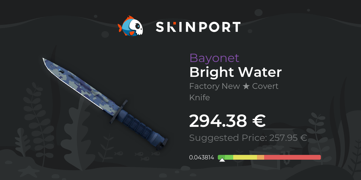 Bayonet | Bright Water (Factory New) - Counter-Strike 2 - Skinport