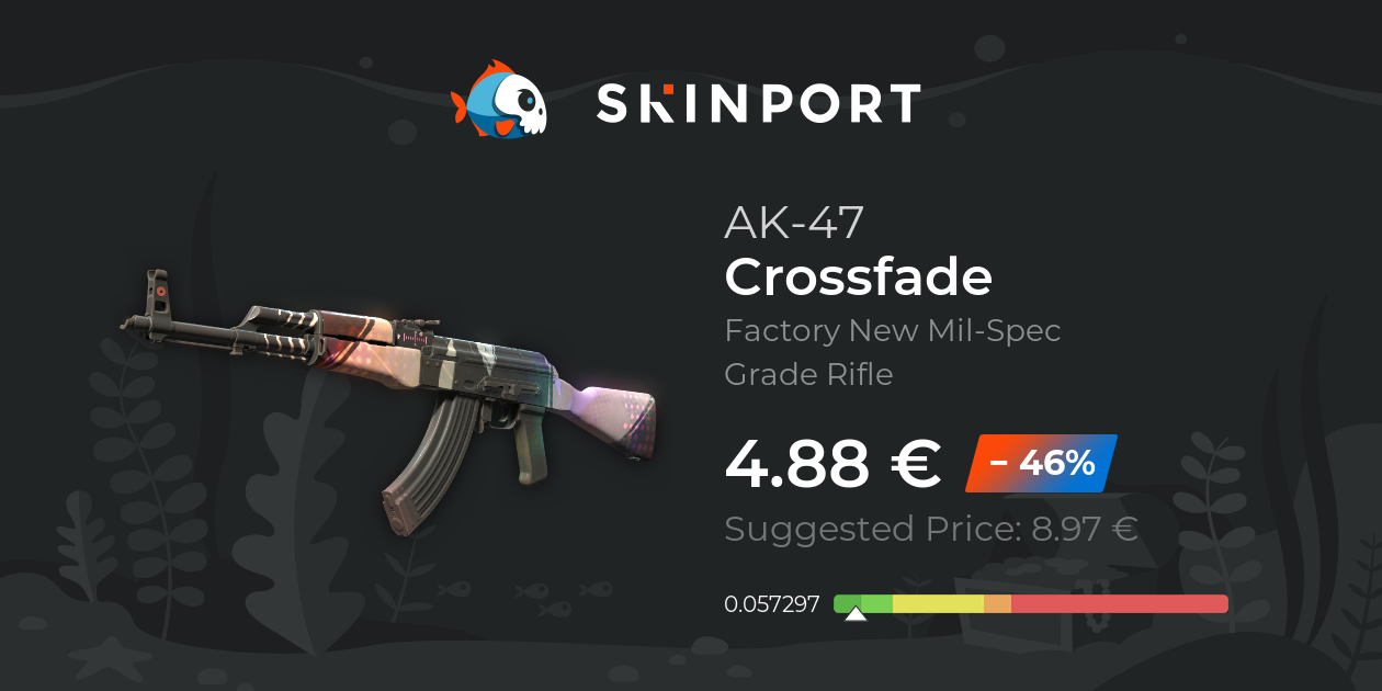 AK-47 | Crossfade (Factory New) - Counter-Strike 2 - Skinport