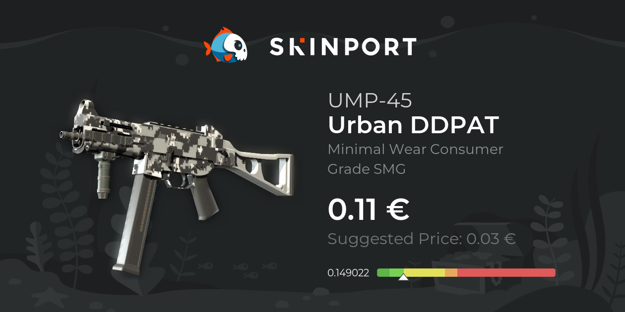 UMP-45 | Urban DDPAT (Minimal Wear) - Counter-Strike 2 - Skinport