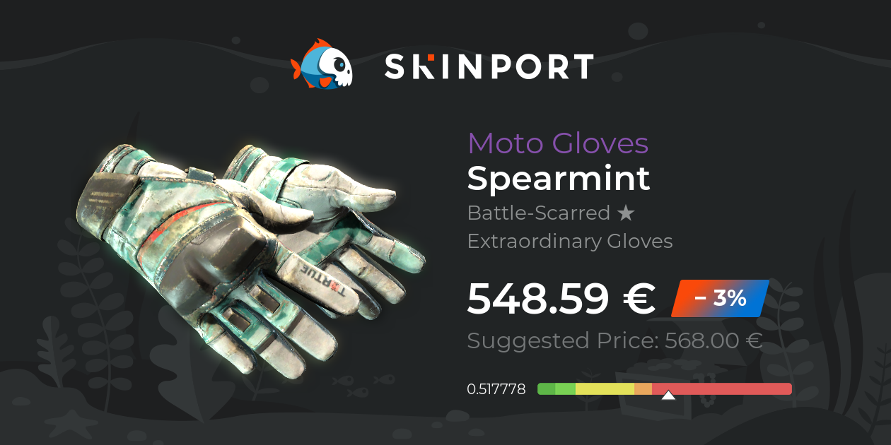 Gants de moto (★) | Menthe verte (Marquée par les combats) - Counter ...