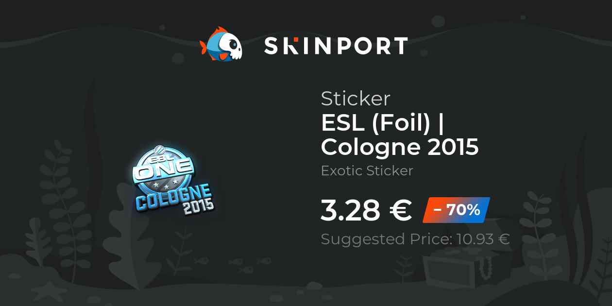 Sticker | ESL (Foil) | Cologne 2015 - Counter-Strike 2 - Skinport