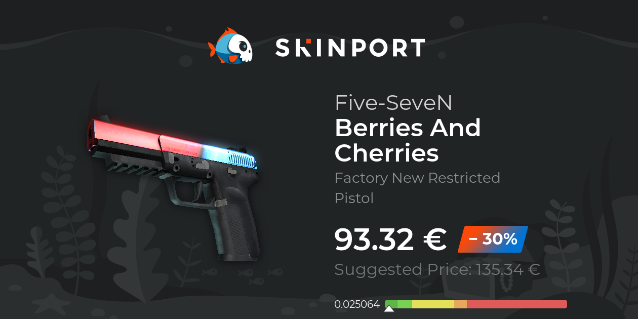 Five-SeveN | Berries And Cherries (Factory New) - Counter-Strike 2 ...
