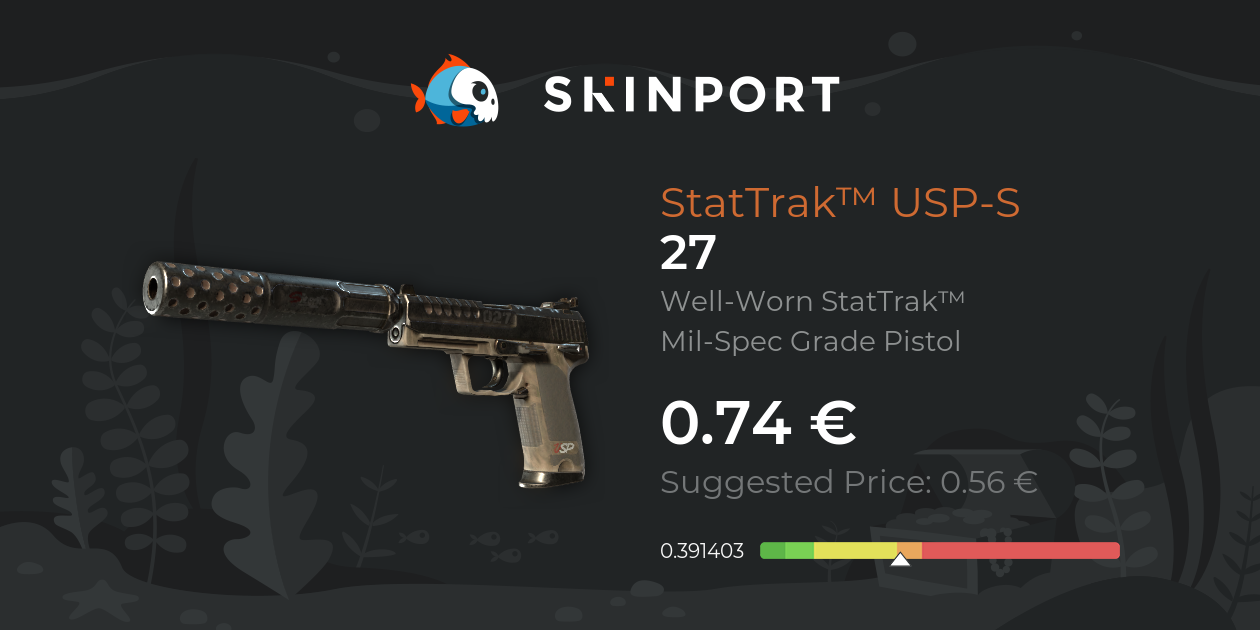 StatTrak™ USP-S | 27 (Поношенное) - Counter-Strike 2 - Skinport