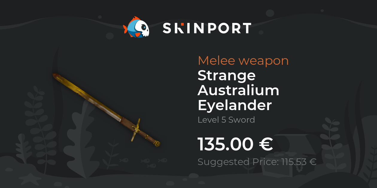 Strange Australium Eyelander - Team Fortress 2 - Skinport