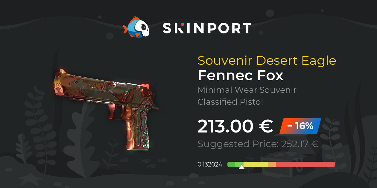 Souvenir Desert Eagle | Fennec Fox (Minimal Wear) - Counter-Strike 2 ...