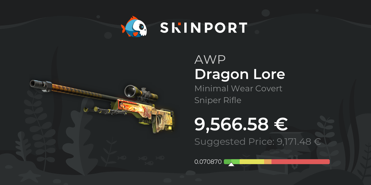 AWP | Dragon Lore (Minimal Wear) - Counter-Strike 2 - Skinport