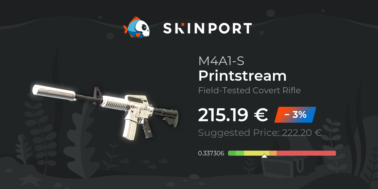 M4A1-S | Printstream (Field-Tested) - Counter-Strike 2 - Skinport