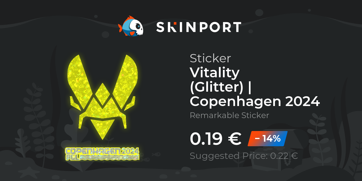 Sticker | Vitality (Glitter) | Copenhagen 2024 - Counter-Strike 2 ...