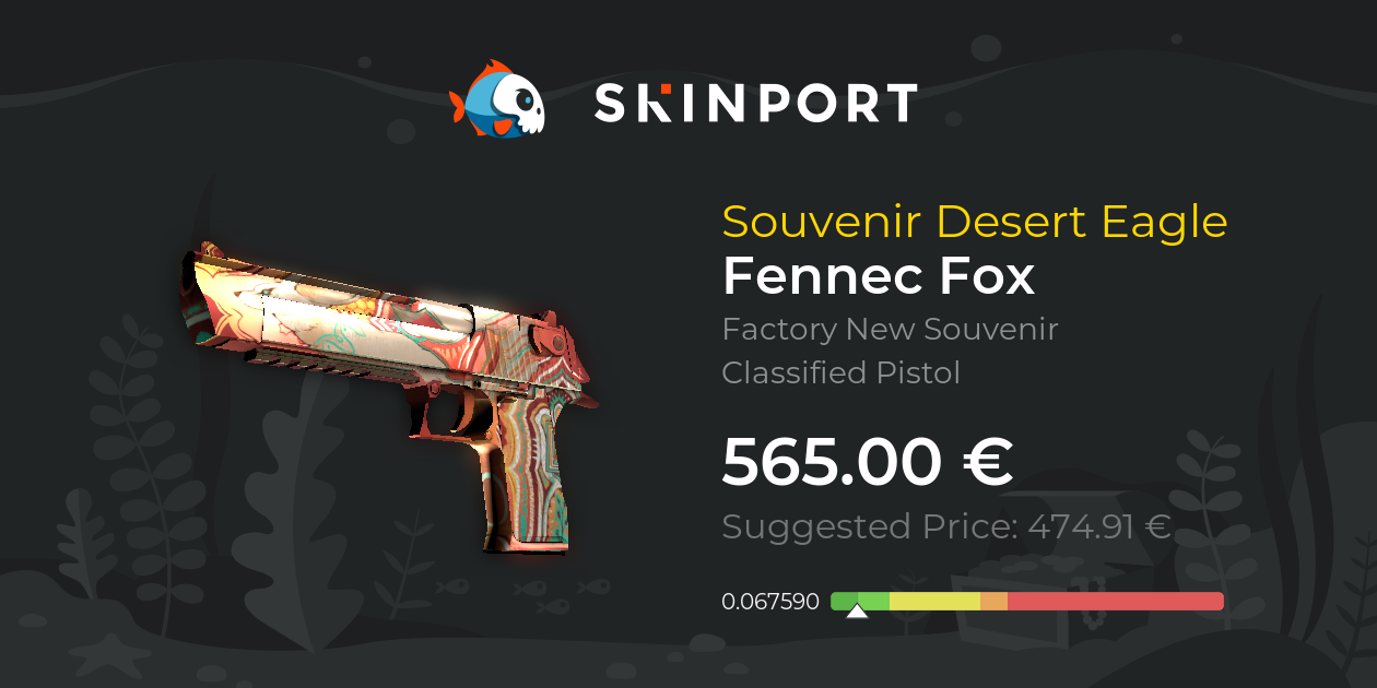 Souvenir Desert Eagle | Fennec Fox (Factory New) - CS:GO - Skinport