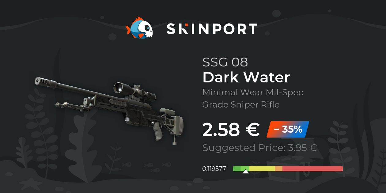 SSG 08 | Dark Water (Minimal Wear) - Counter-Strike 2 - Skinport