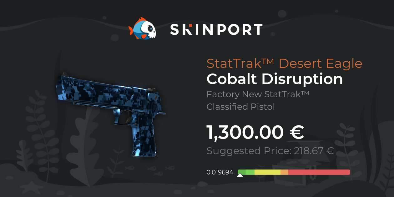 StatTrak™ Desert Eagle | Cobalt Disruption (Factory New) - Counter ...