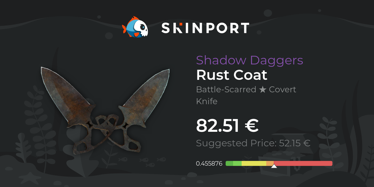 Shadow Daggers | Rust Coat (Battle-Scarred) - CS2 - Skinport