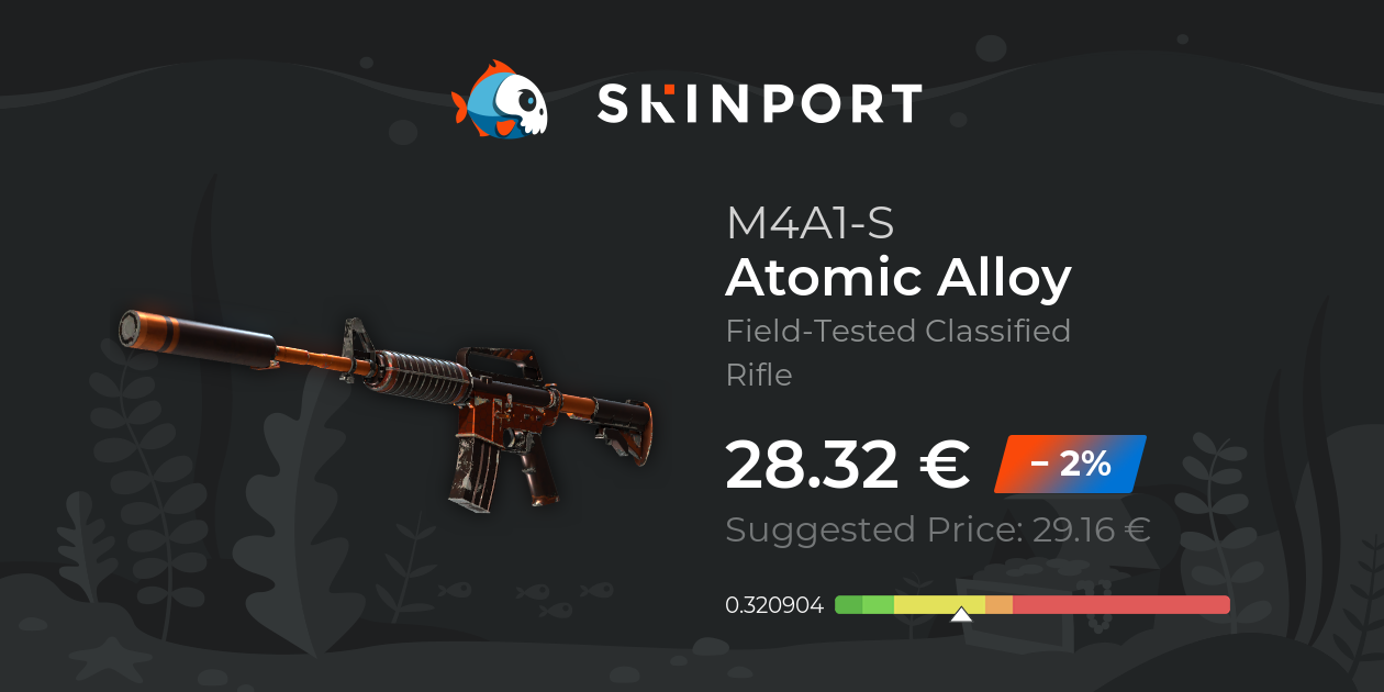 M4A1-S | Atomic Alloy (Field-Tested) - Counter-Strike 2 - Skinport