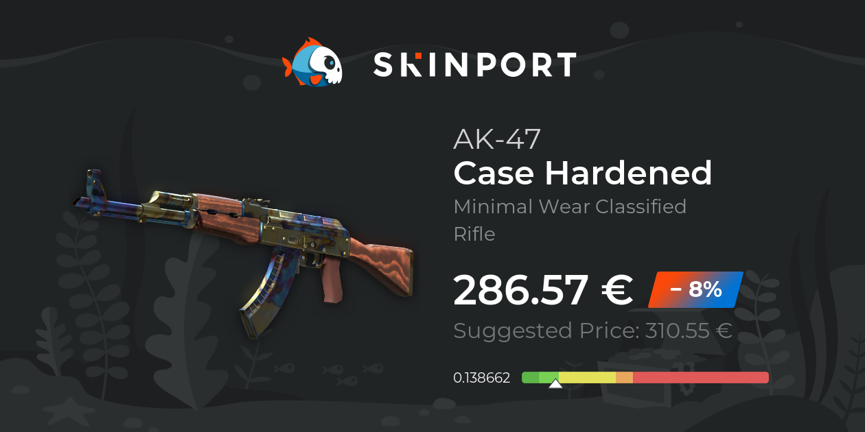 AK-47 | Case Hardened (Minimal Wear) - Counter-Strike 2 - Skinport