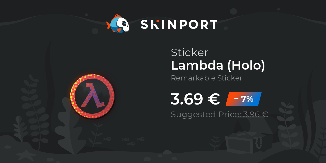 Sticker | Lambda (Holo) - Counter-Strike 2 - Skinport