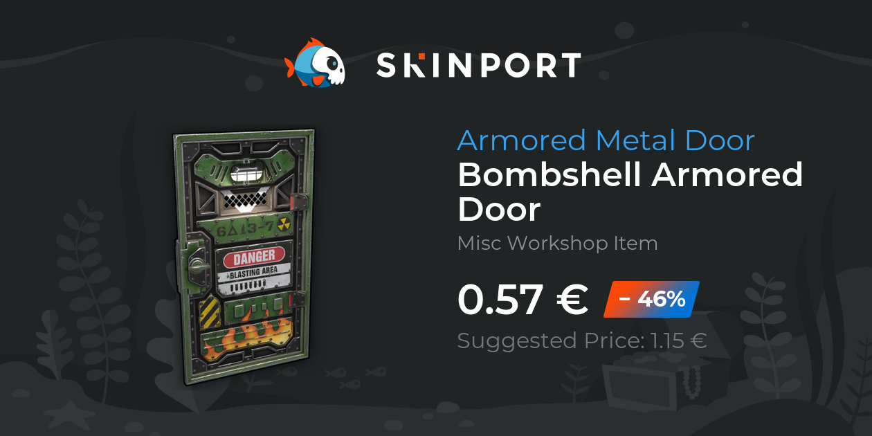 Bombshell Armored Door - Rust - Skinport