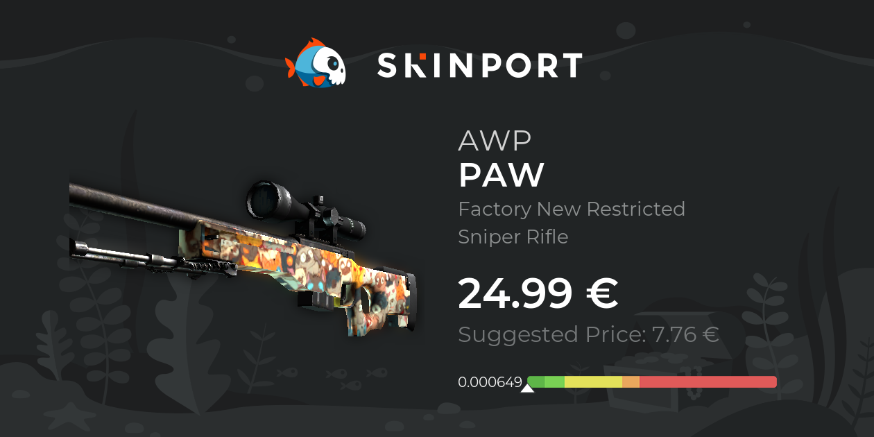 AWP | PAW (Factory New) - Counter-Strike 2 - Skinport