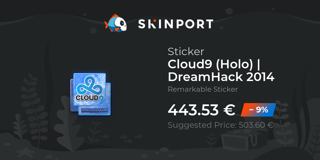 Sticker | Cloud9 (Holo) | DreamHack 2014 - CS2 - Skinport