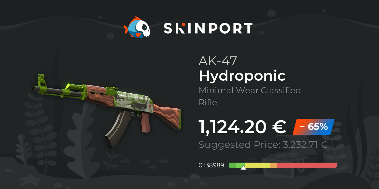 AK-47 | Hydroponic (Minimal Wear) - Counter-Strike 2 - Skinport