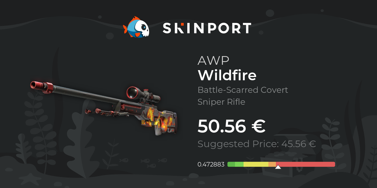 AWP | Wildfire (Battle-Scarred) - Counter-Strike 2 - Skinport