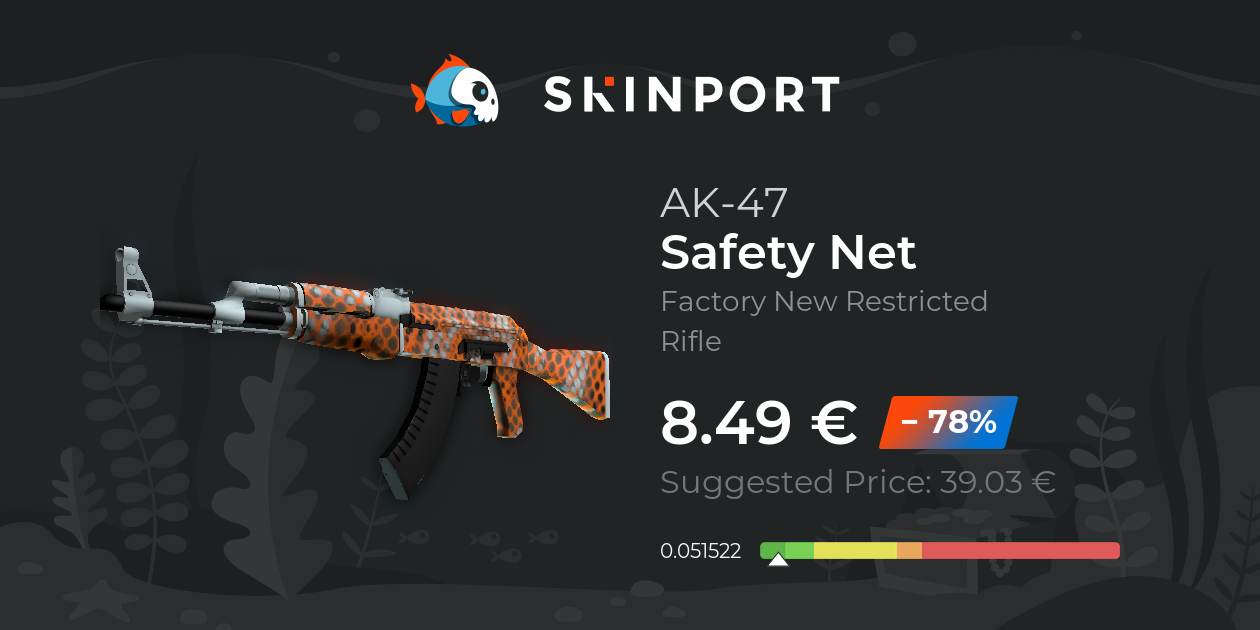 AK-47 | Safety Net (Factory New) - Counter-Strike 2 - Skinport