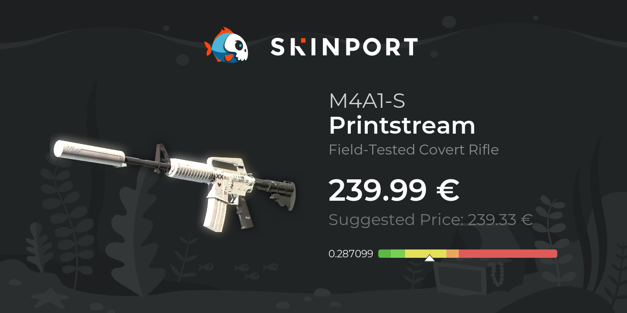 M4A1-S | Printstream (Field-Tested) - Counter-Strike 2 - Skinport