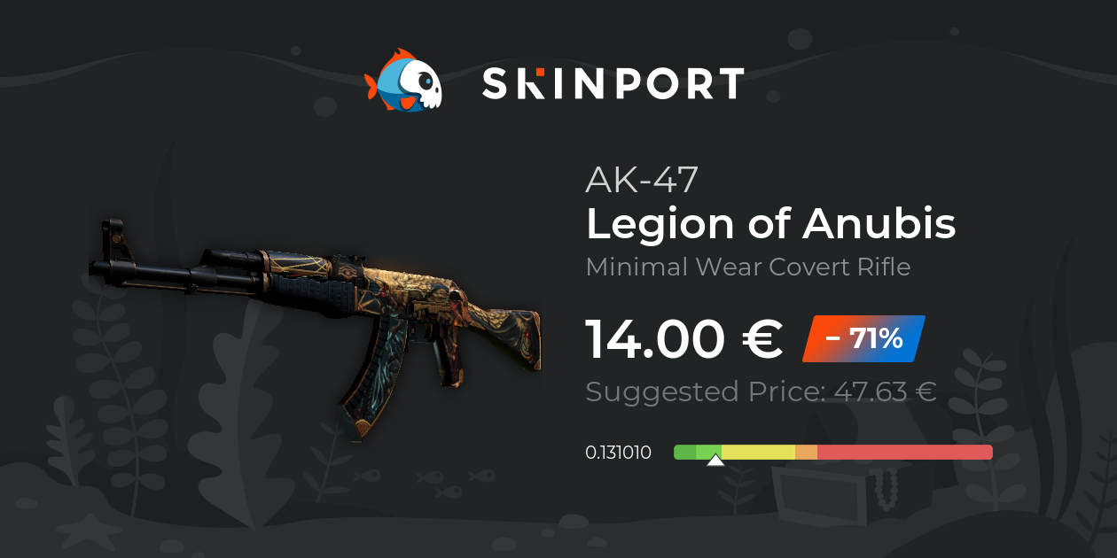 AK-47 | Legion of Anubis (Minimal Wear) - Counter-Strike 2 - Skinport