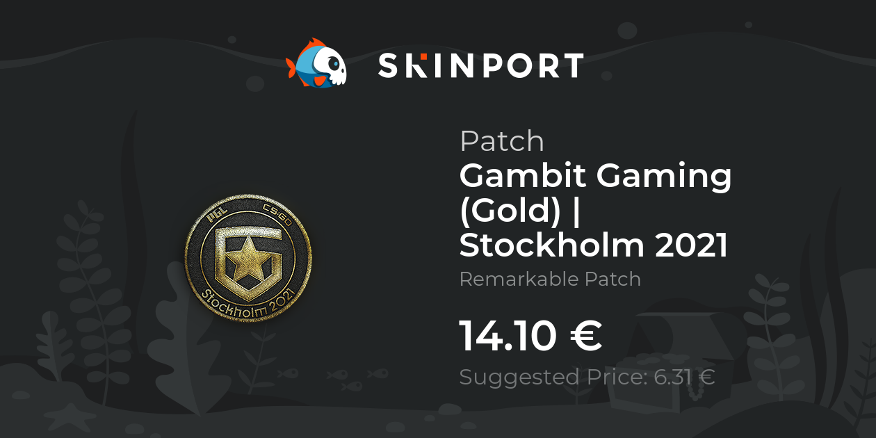 Patch | Gambit Gaming (Gold) | Stockholm 2021 - Counter-Strike 2 - Skinport