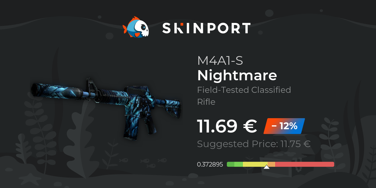 M4A1-S | Nightmare (Field-Tested) - CS:GO - Skinport