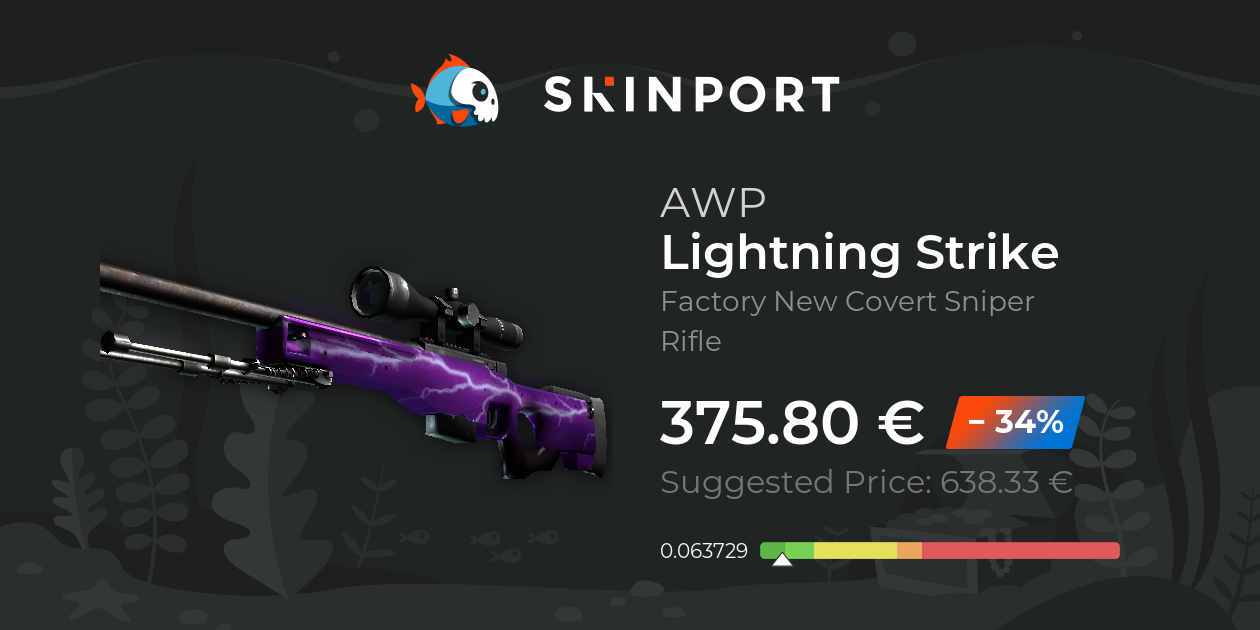 AWP | Éclair foudroyant (Neuve) - Counter-Strike 2 - Skinport