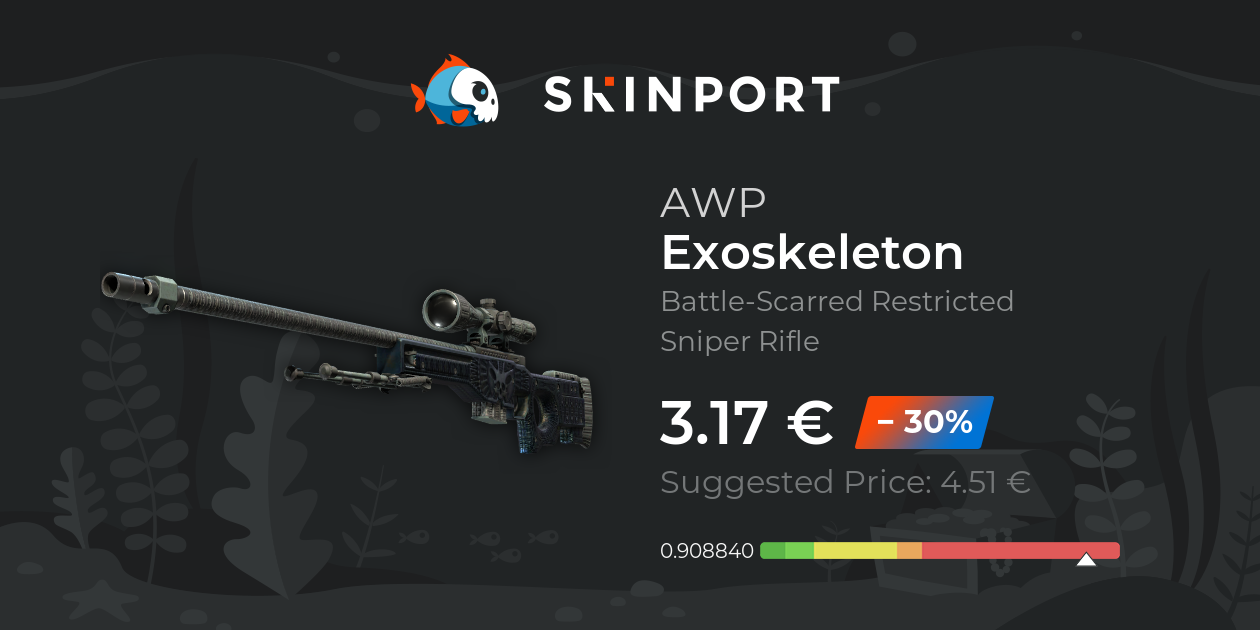 AWP | Exoskeleton (Battle-Scarred) - Counter-Strike 2 - Skinport