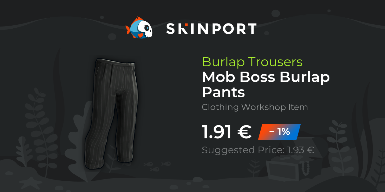 Mob Boss Burlap Pants - Rust - Skinport