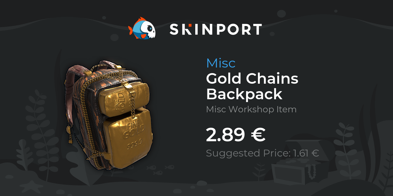 Gold Chains Backpack - Rust - Skinport