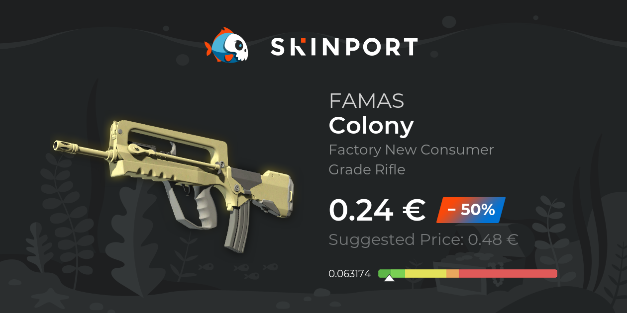 FAMAS | Colony (Factory New) - Counter-Strike 2 - Skinport