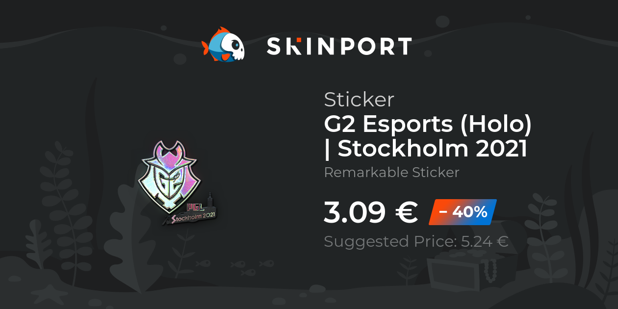 Sticker | G2 Esports (Holo) | Stockholm 2021 - Counter-Strike 2 - Skinport