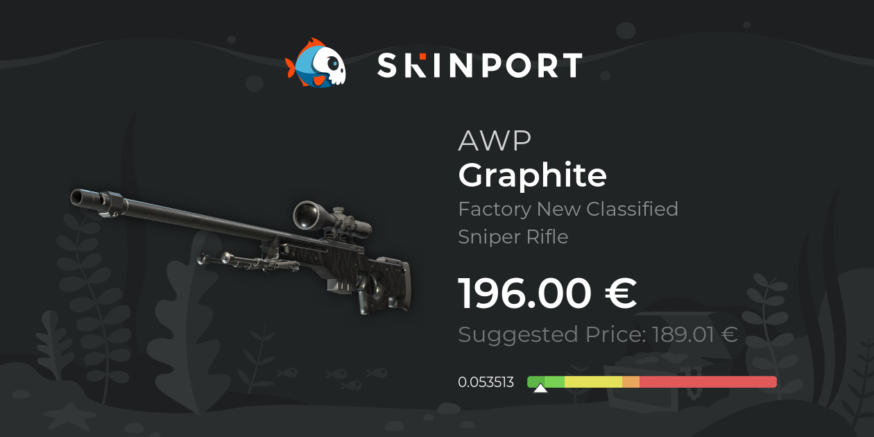 AWP | Graphite (Gloednieuw) - Counter-Strike 2 - Skinport