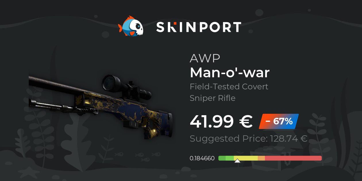 AWP | Man-o'-war (Field-Tested) - Counter-Strike 2 - Skinport