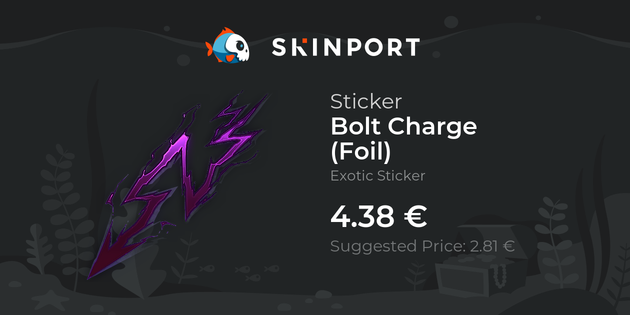 Sticker | Bolt Charge (Foil) - Counter-Strike 2 - Skinport