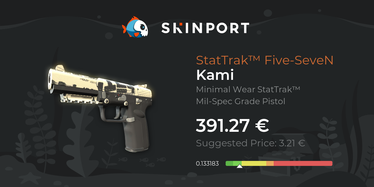 StatTrak™ Five-SeveN | Kami (Minimal Wear) - Counter-Strike 2 - Skinport