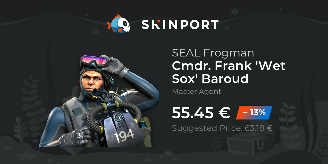 Cmdr. Frank 'Wet Sox' Baroud | SEAL Frogman - Counter-Strike 2 - Skinport