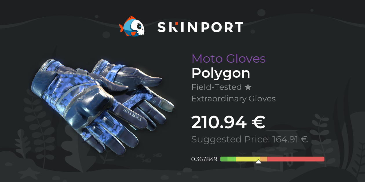 Moto Gloves | Polygon (Field-Tested) - Counter-Strike 2 - Skinport