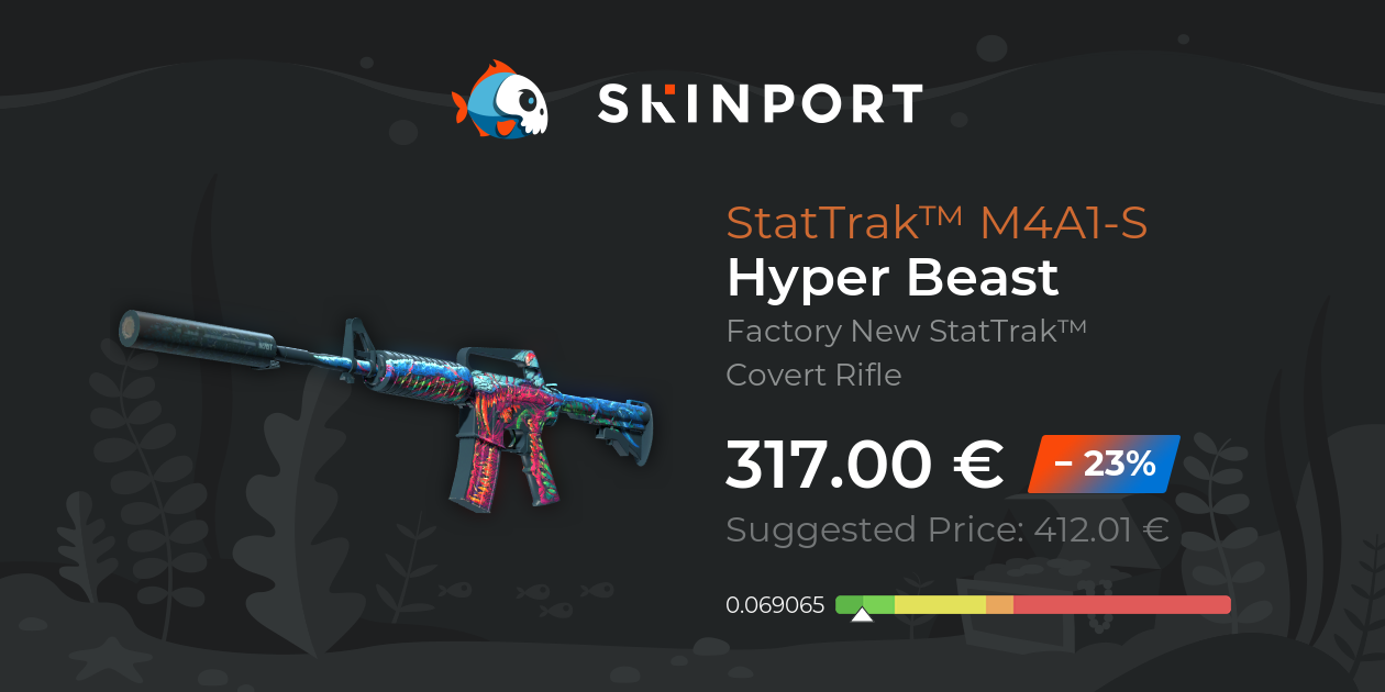 StatTrak™ M4A1-S | Hyper Beast (Factory New) - Counter-Strike 2 - Skinport