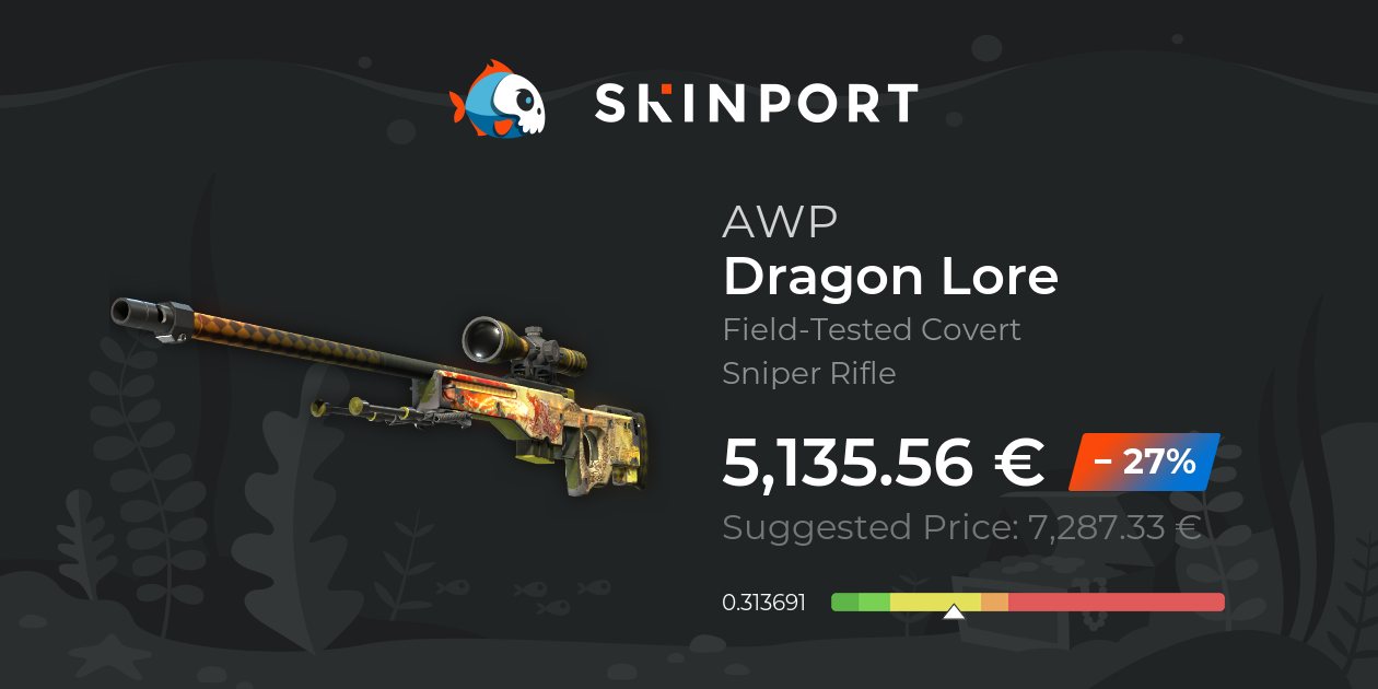 AWP | Dragon Lore (Field-Tested) - Counter-Strike 2 - Skinport