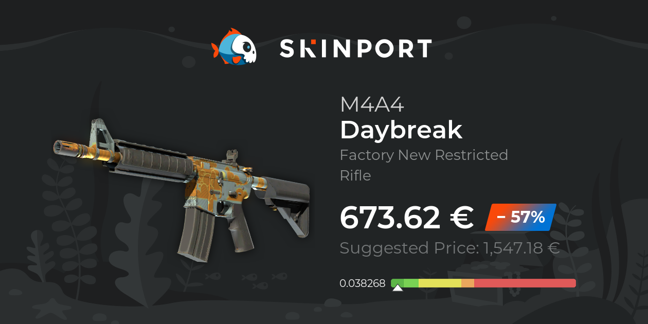M4A4 | Daybreak (Factory New) - Counter-Strike 2 - Skinport