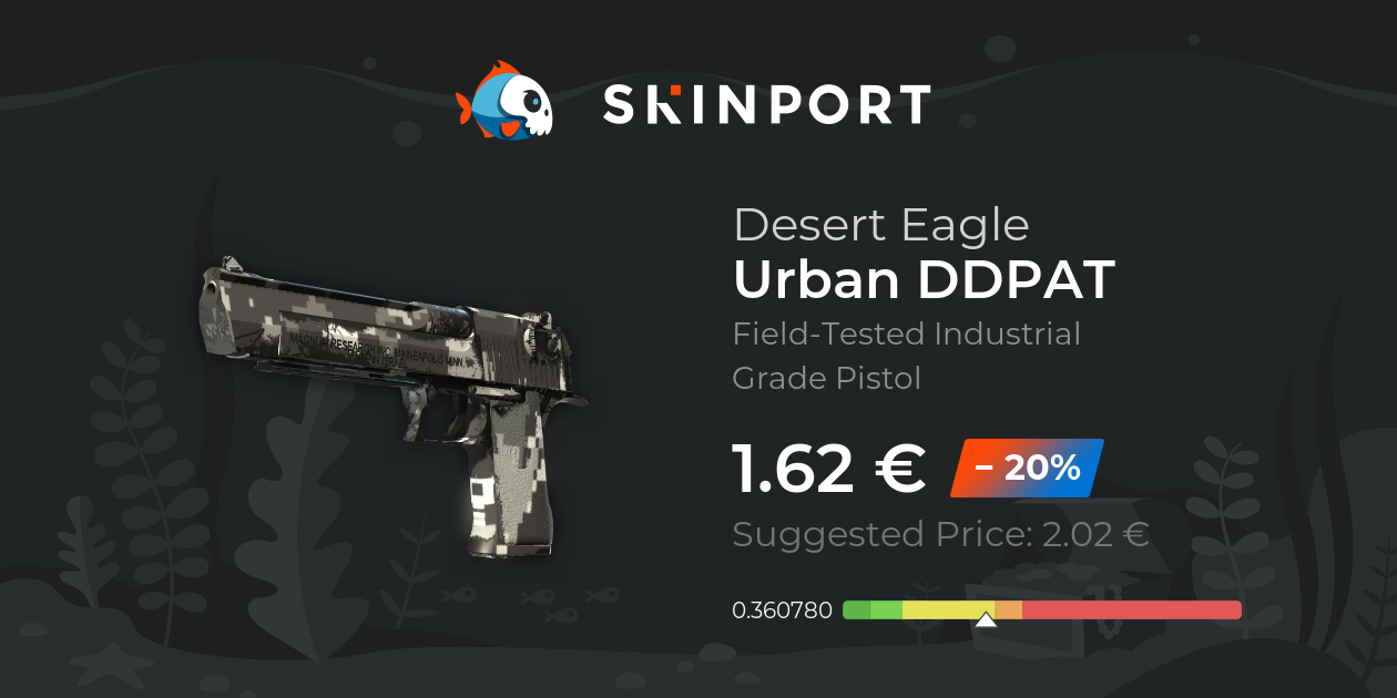 Desert Eagle | Urban DDPAT (Field-Tested) - Counter-Strike 2 - Skinport