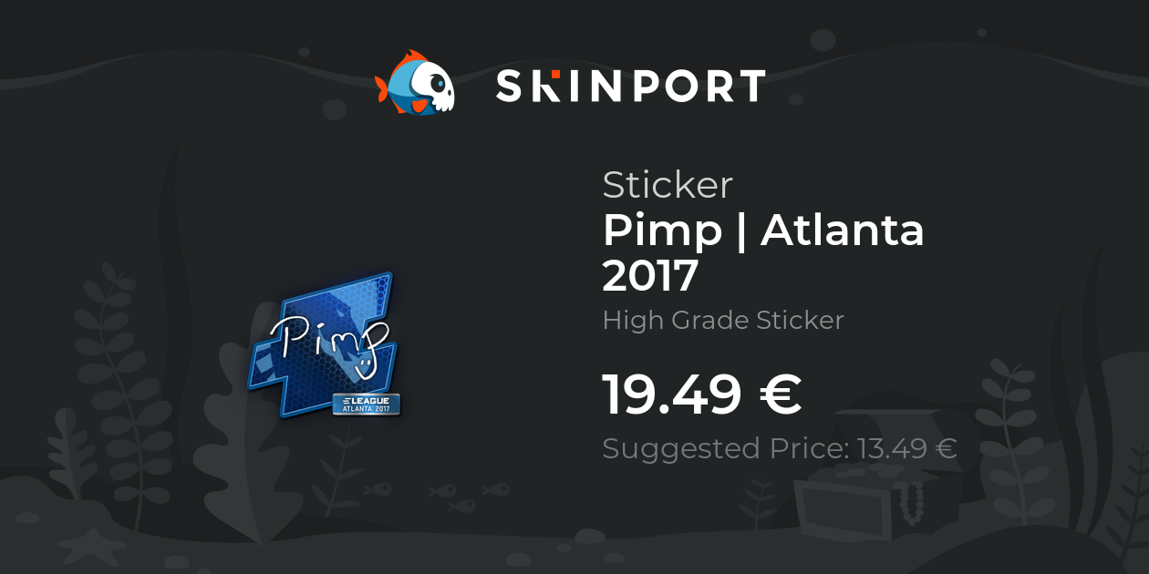 Sticker | Pimp | Atlanta 2017 - Counter-Strike 2 - Skinport