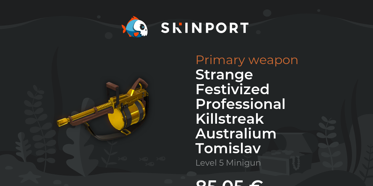 Strange Festivized Professional Killstreak Australium Tomislav - Team ... Strange Festivized Professional Killstreak Australium Tomislav - Team ...